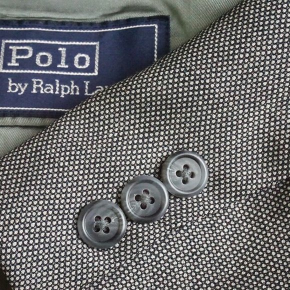 Polo Ralph Lauren | Suits & Blazers | Polo By Ralph Lauren Blue Lab El Gray Nailhead Wool 2 Pc ...